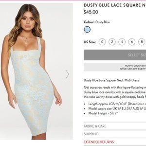 PrettyLittleThing | Dresses | Bodycon Midi Lace Dress | Poshmark